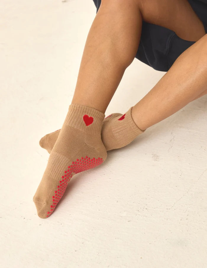 The Harlow Sock- Heart – Clementine