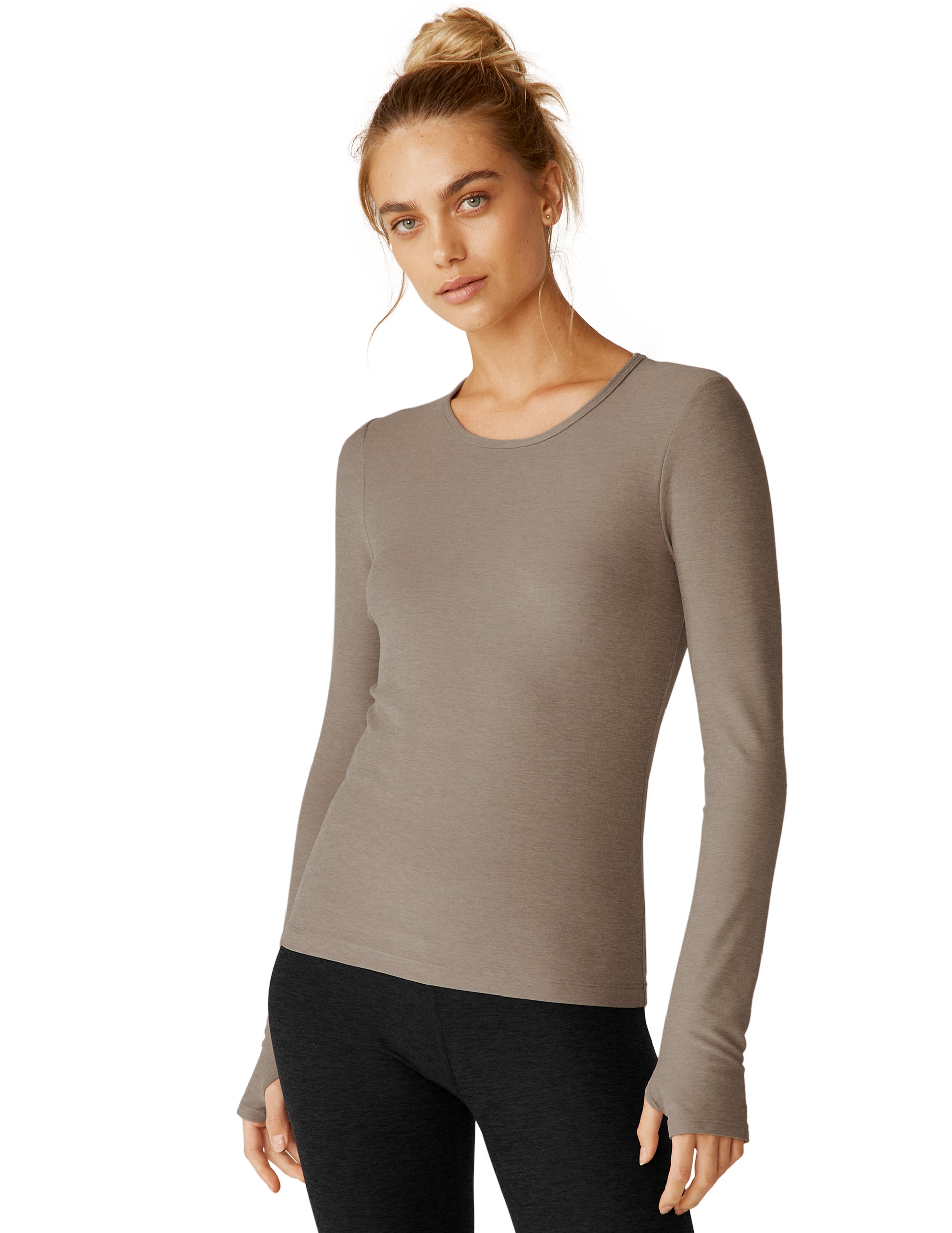 SD Classic Crew Pullover- Birch Heather – Clementine